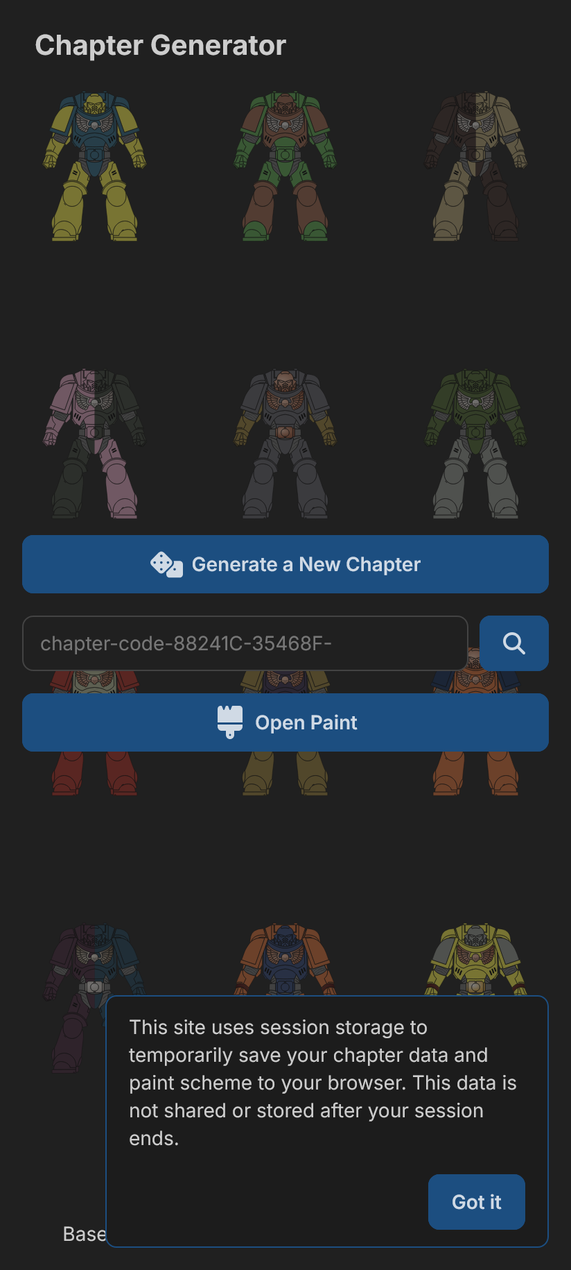 Chapter Generator · Stream of Thought